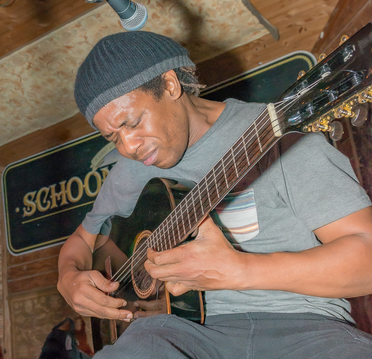 » Yvan played guitar with an infectious joy